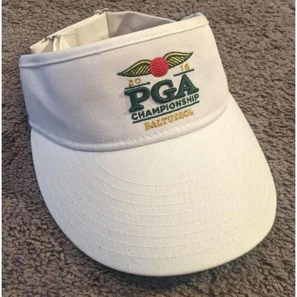 New Era | Accessories | Mens New Era 26 Pga Championship Baltusrol White Tour Adjustable Visor ...